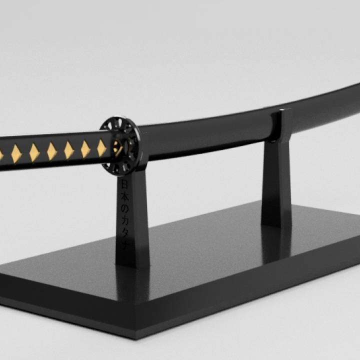 3D Printable Katana kit by Sander de Jong