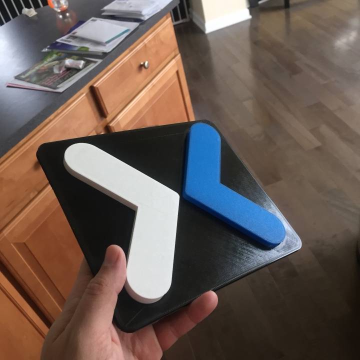 3D Printable Mixer Logo (formerly beam.pro) by Uncle Jessy