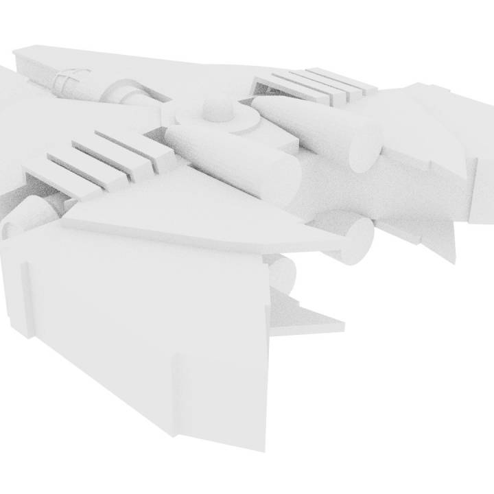 3D Printable YT-1930 Transport by Jason Nathaniel Waters