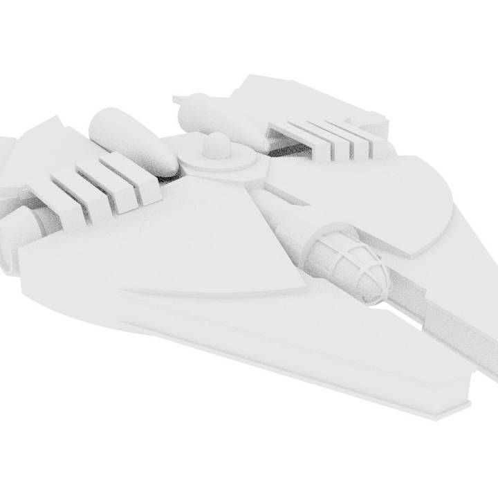 3D Printable YT-1930 Transport by Jason Nathaniel Waters