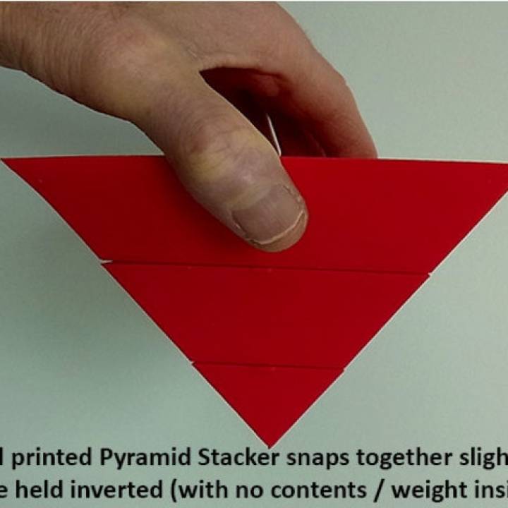 3D Printable Pyramid Stacker by Muzz64