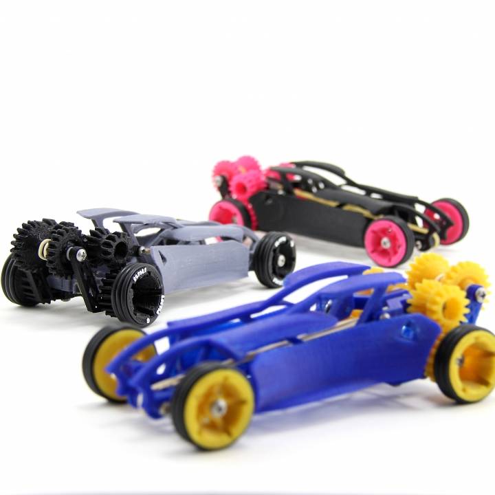 3D Printable Dragster by New Matter