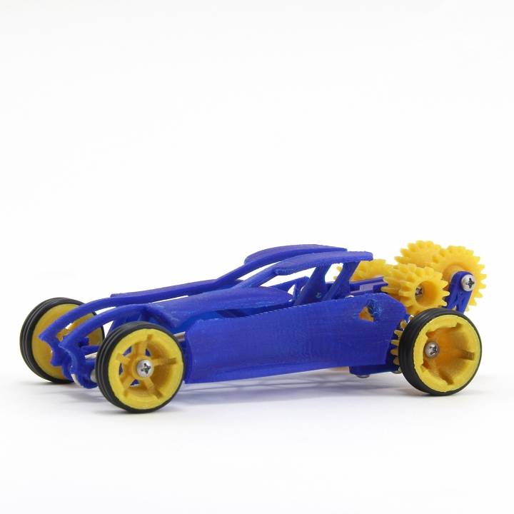 3D Printable Dragster by New Matter