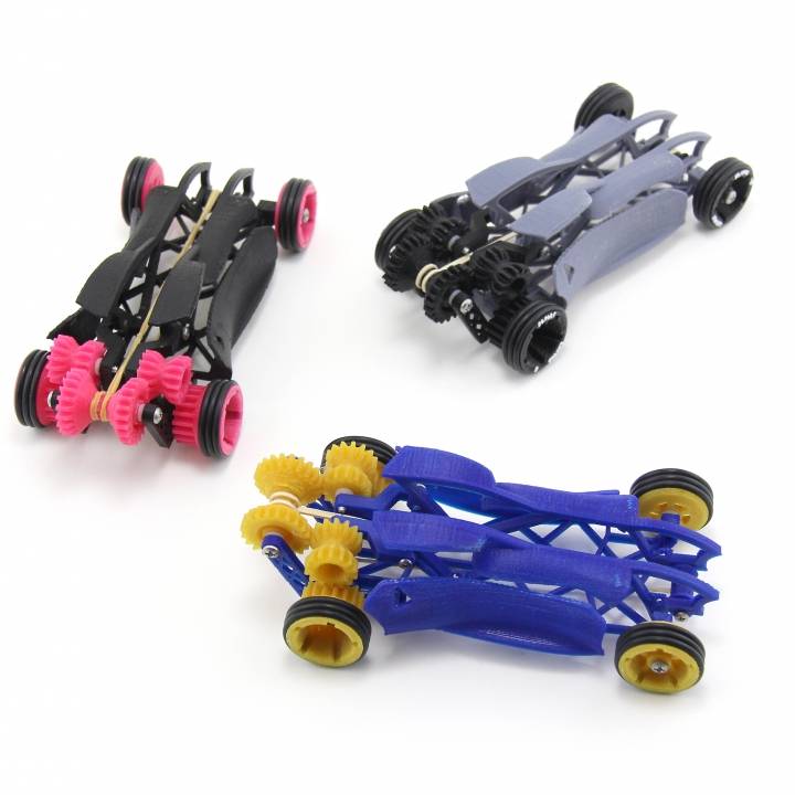 3D Printable Dragster by New Matter