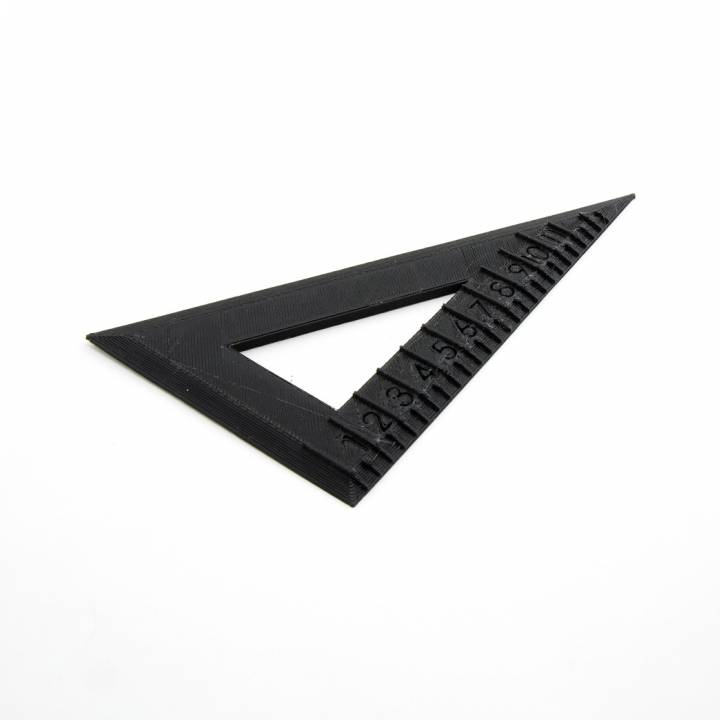 3D Printable Triangular Ruler by New Matter