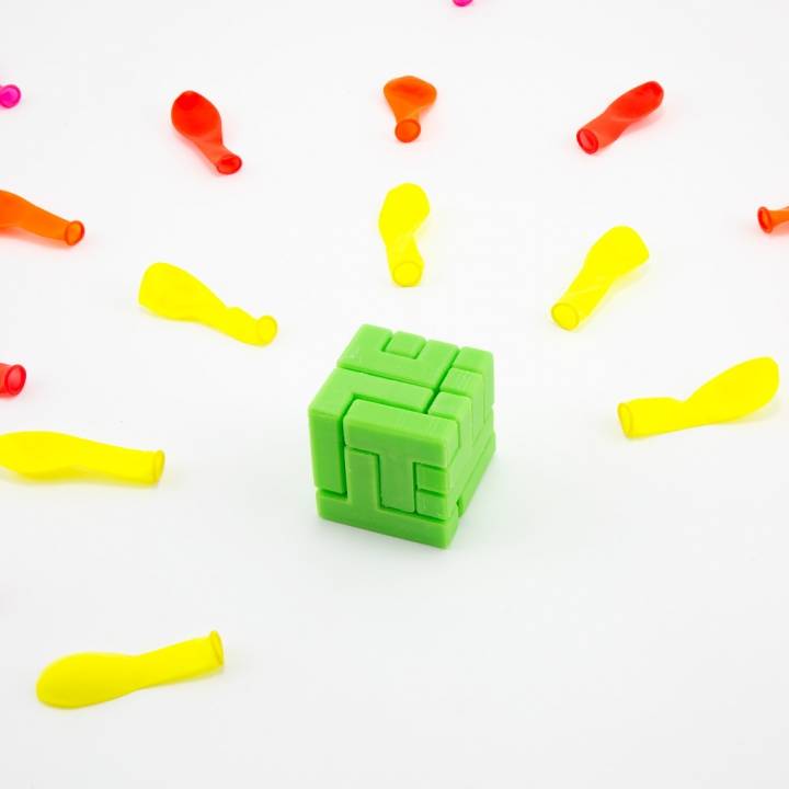 3D Printable 4x4 Puzzle Cube by New Matter