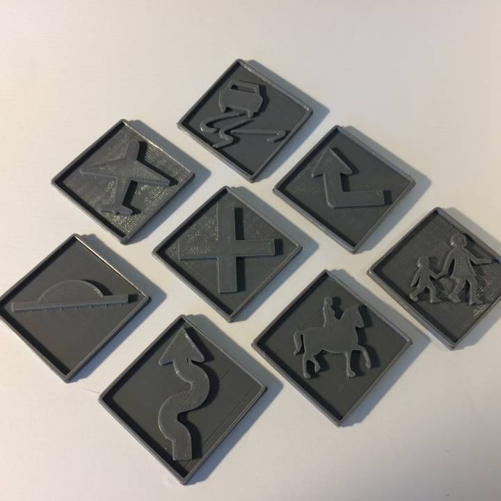 3D Printable Traffic Signs 2 by Ryan Smith