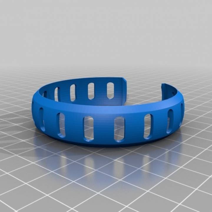3D Printable Modular Bracelet by Christian Krupp