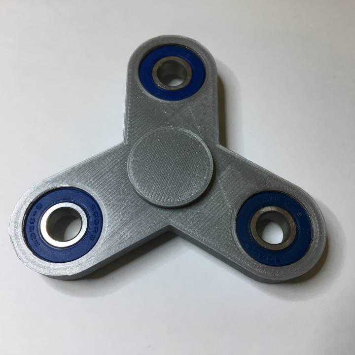 3D Printable Simple Fidget Spinner by Frank Hammacher
