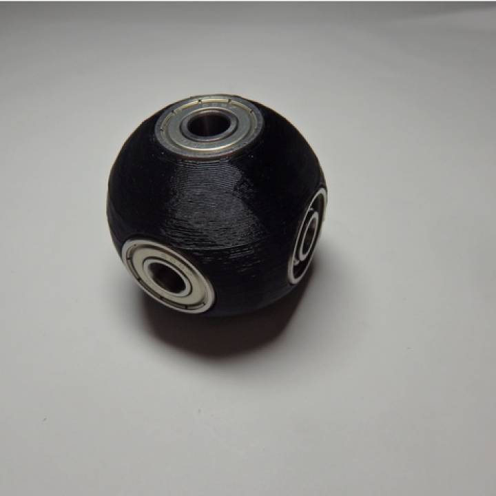 3D Printable Sphere Fidget Spinner by Electronic Grenade