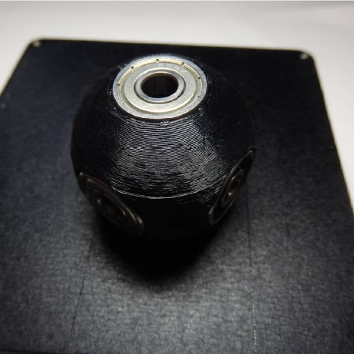3D Printable Sphere Fidget Spinner by Electronic Grenade
