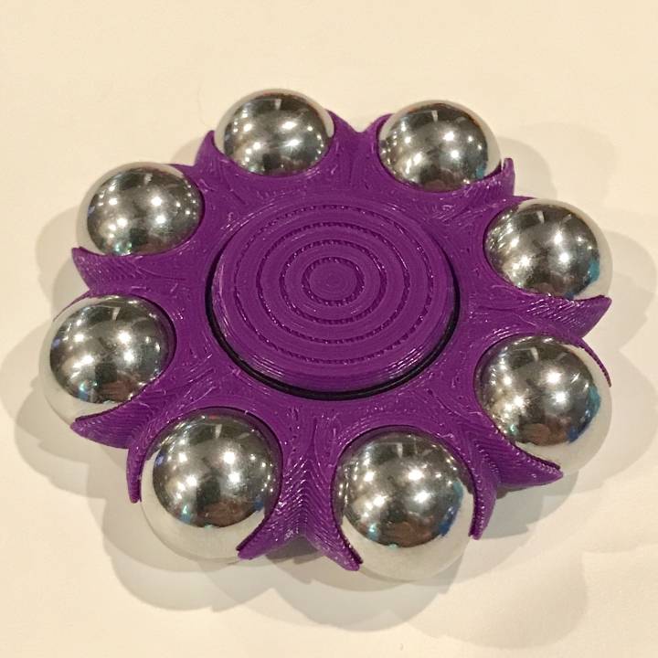 3D Printable Tiny Spider Fidget Spinner by John Greybeard