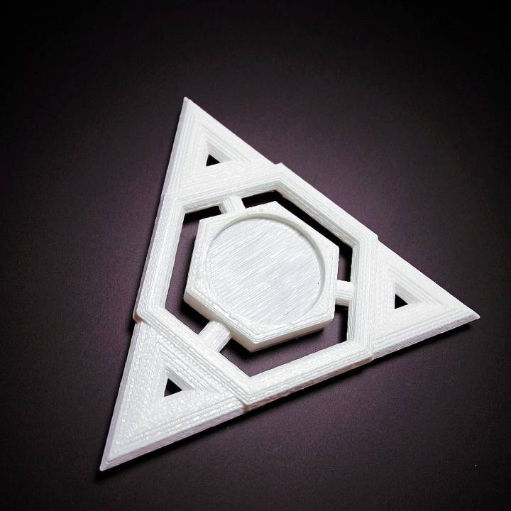 3D Printable Hexagon Fidget Spinner by Pál Donát
