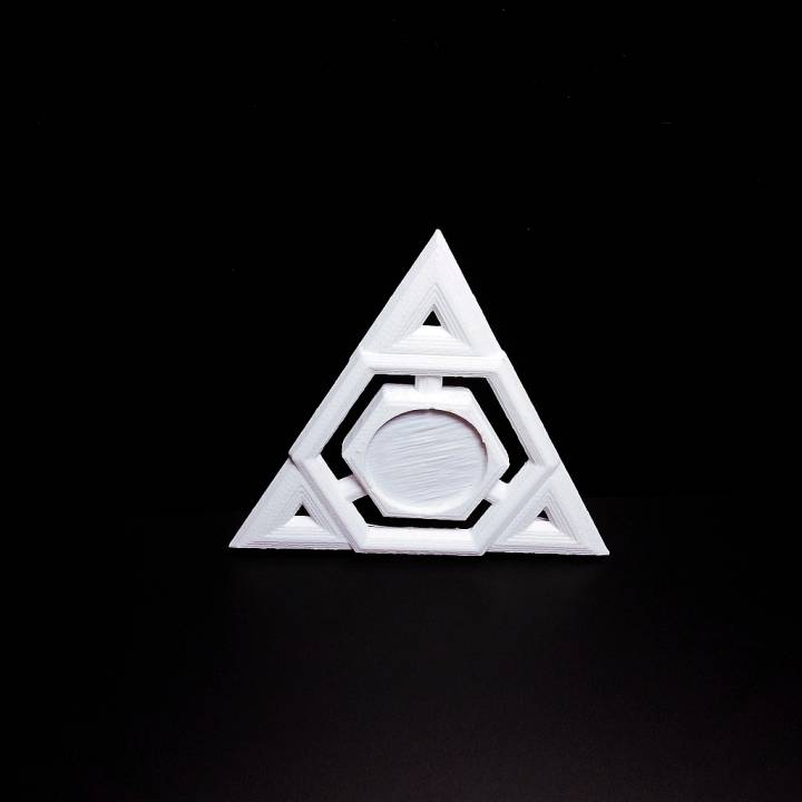 3D Printable Hexagon Fidget Spinner by Pál Donát