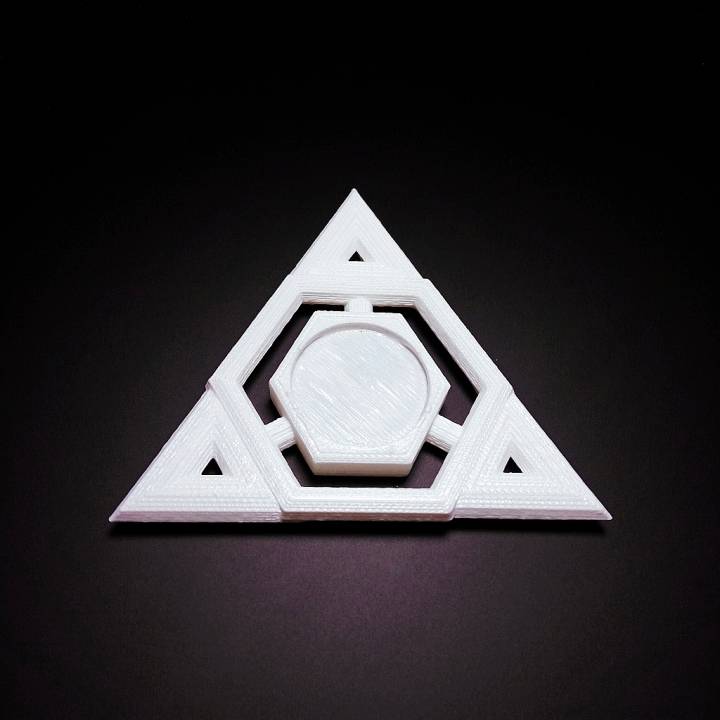 3D Printable Hexagon Fidget Spinner by Pál Donát