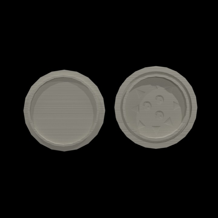 3D Printable play-doh pizza mold by jake