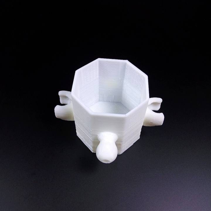 3D Printable Octo Modulo Planter by Asraff Amzani