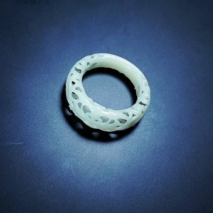 3D Printable Organic Ring by rey isidor aunzo