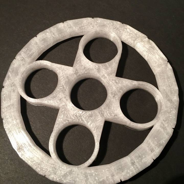 3D Printable Fidget spinner ring by Rowan Reid