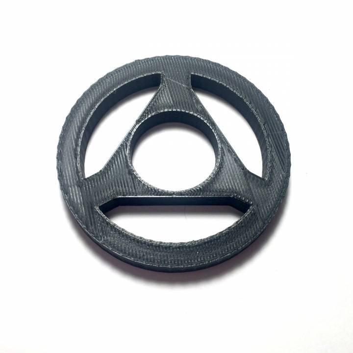 3D Printable Circular Triangle Spinner by Darin