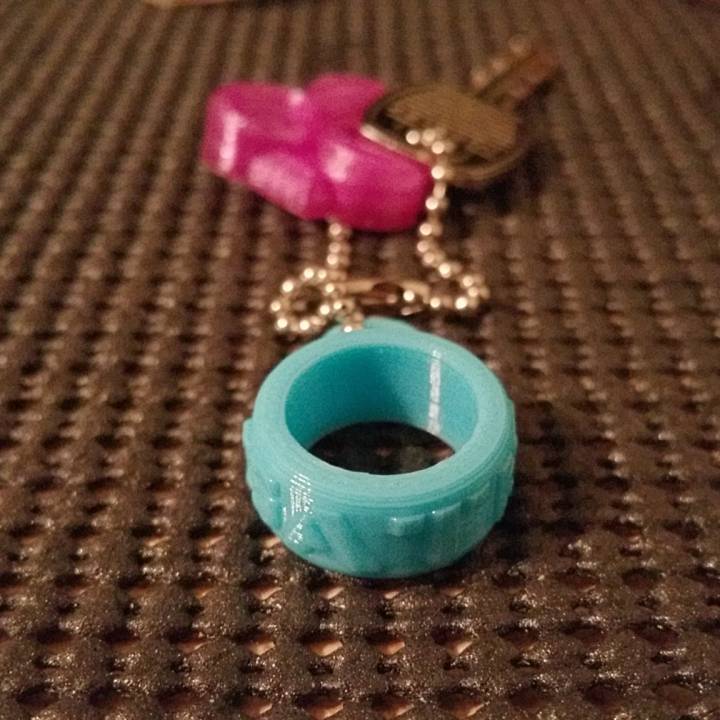 3D Printable gate keychain by Daniel Stinebaugh