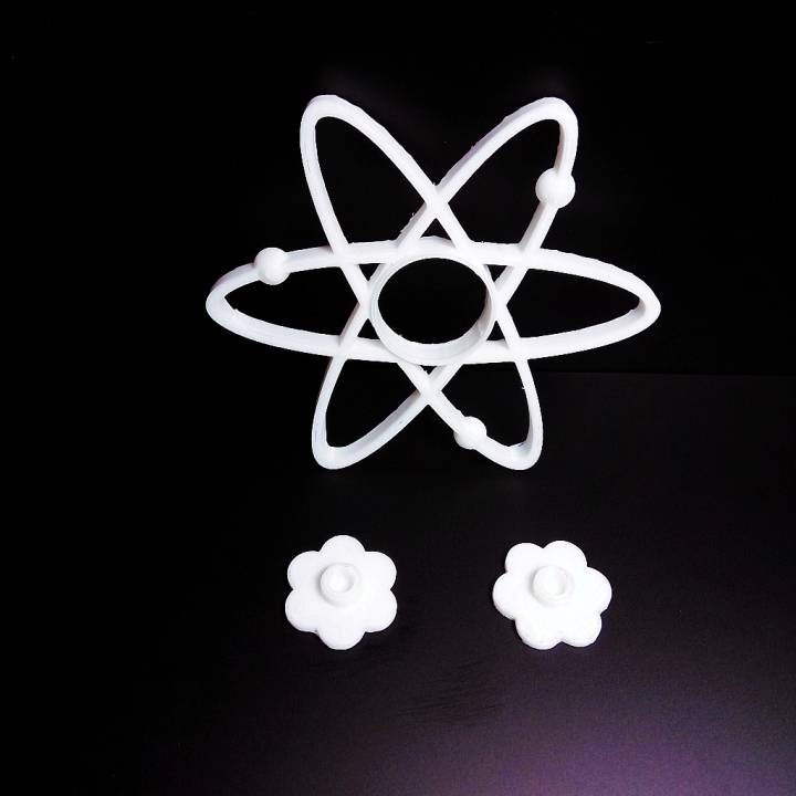 3D Printable Atomic Fidget by Aidan Eclavea