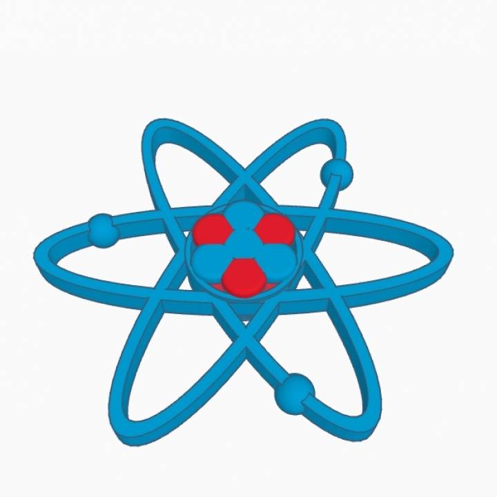 3D Printable Atomic Fidget by Aidan Eclavea