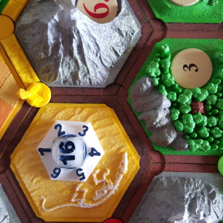 3D Printable Balloon Riders (variant: settler of catan) by Moe Zarrella