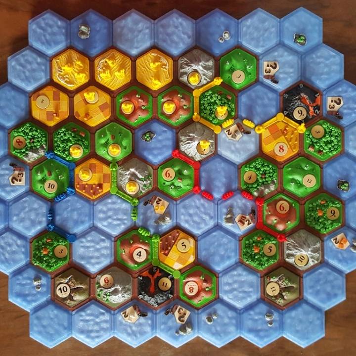 3D Printable the desert ogres (scenario: settler of catan) by Moe Zarrella