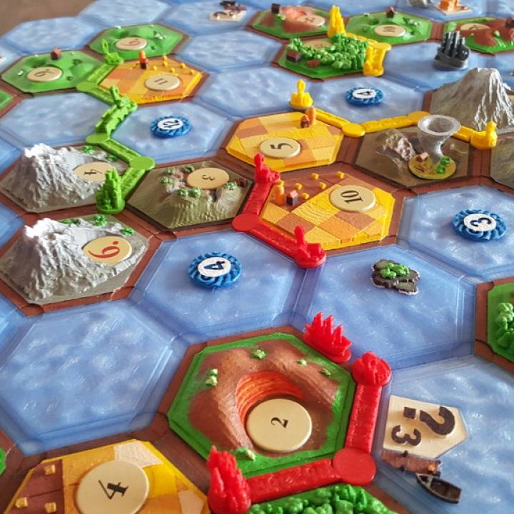 3D Printable the bermuda triangle (scenario: settler of catan) by Moe ...