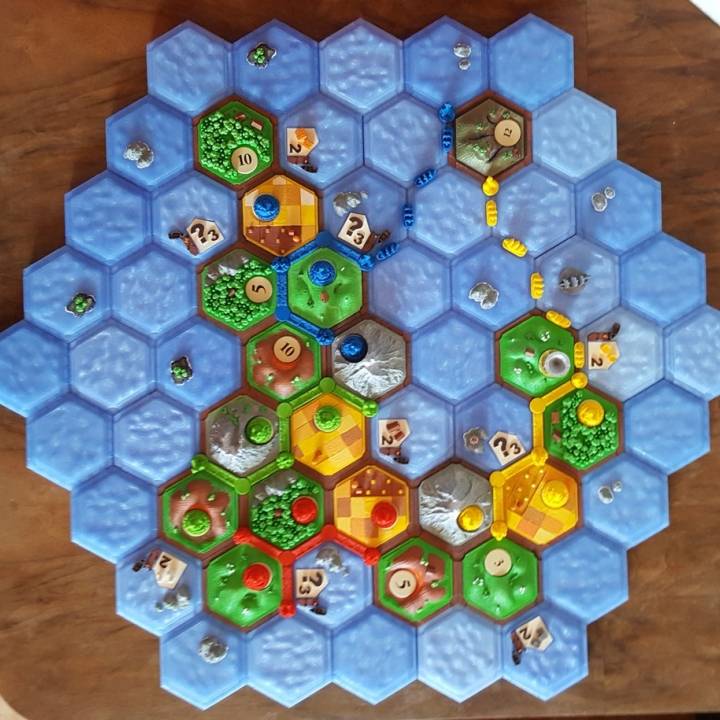 3D Printable the storm tides (scenario: settler of catan) by Moe Zarrella