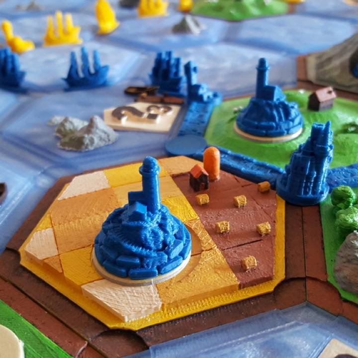 3D Printable the storm tides (scenario: settler of catan) by Moe Zarrella