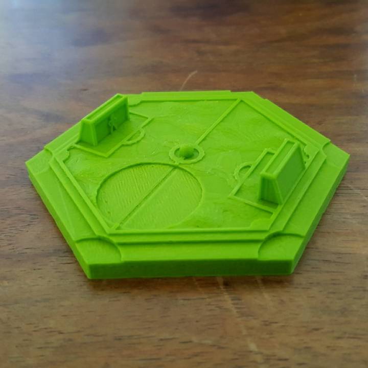 3D Printable The football fields (variant: settler of catan) by Moe ...