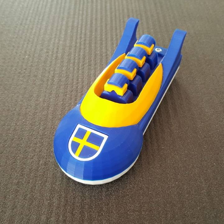 3D Printable Sweden (mini-bob) by Moe Zarrella
