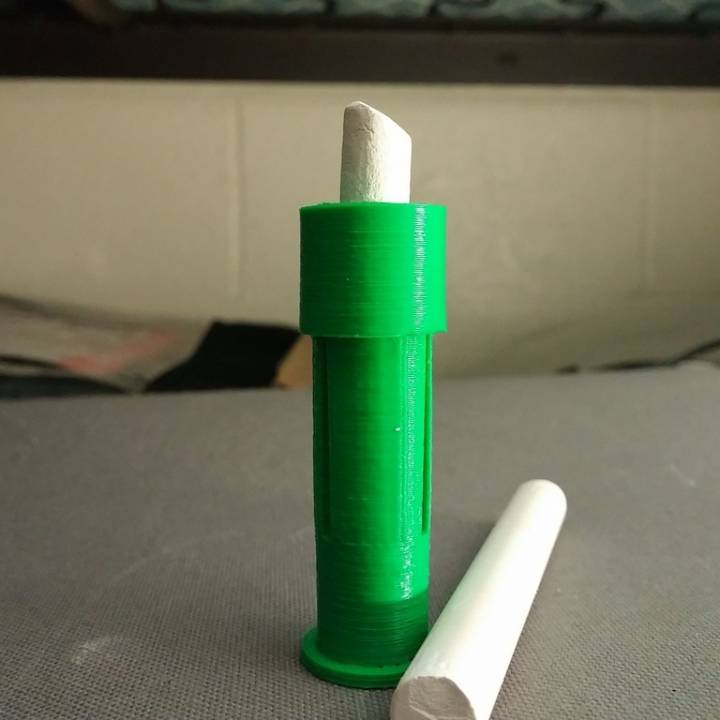 3D Printable Chalk Holder by Eugene Pentland