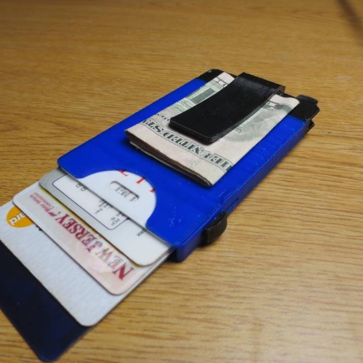 3D Printable Slim Wallet V3.0 by Eugene Pentland