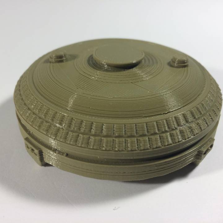 3D Printable Fragmentation Mine Fallout 4 by ByonicTao