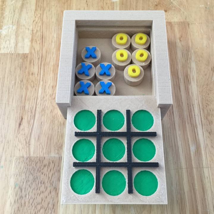 3D Printable Tic Tac Toe by Star Labs 3D, LLC