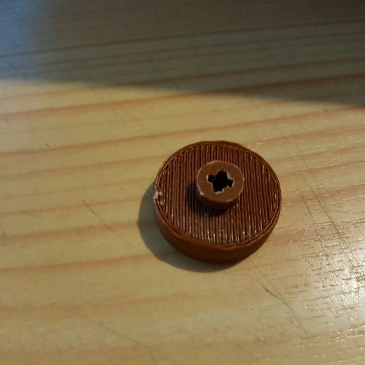 3D Printable Custom LEGO Hubcap by Ryan Smith