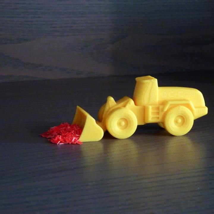 3D Printable Wheel Loader by Champystile Corp