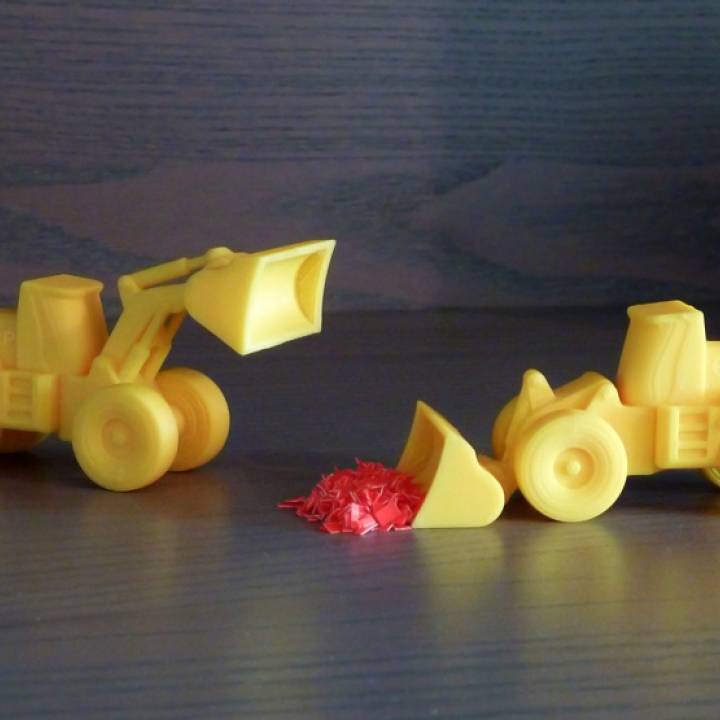 3D Printable Wheel Loader by Champystile Corp