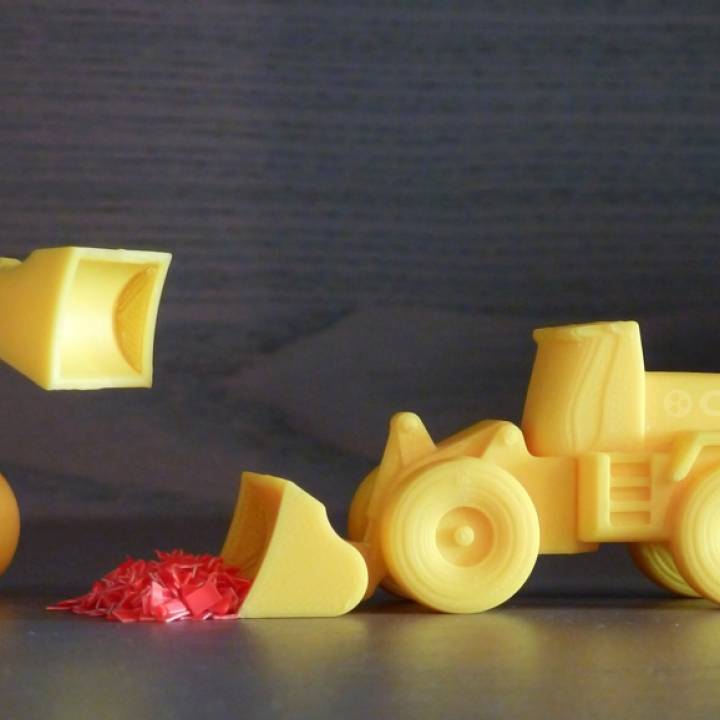 3D Printable Wheel Loader by Champystile Corp