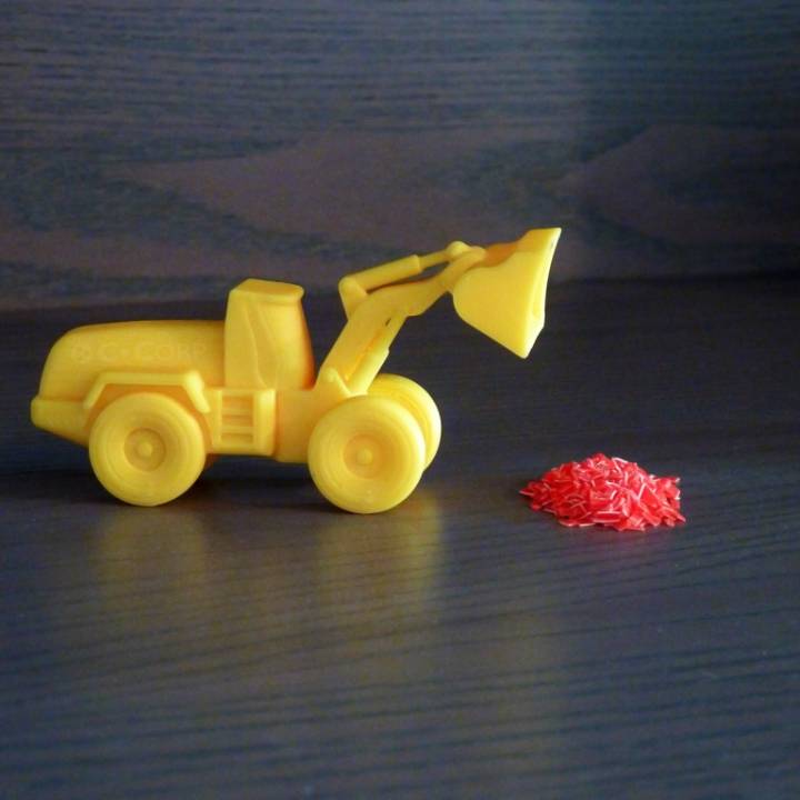 3D Printable Wheel Loader by Champystile Corp