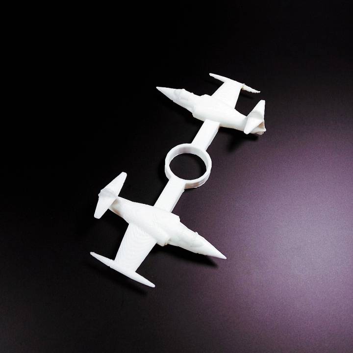 3D Printable fighter jet fidget spinner theme 1 by Deleted User