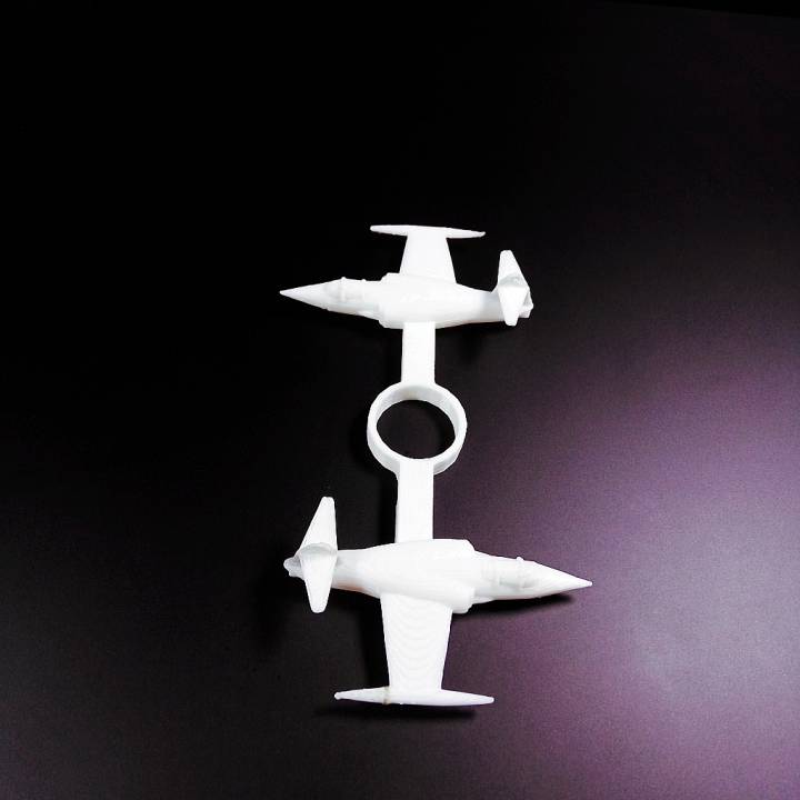 3D Printable fighter jet fidget spinner theme 1 by Deleted User