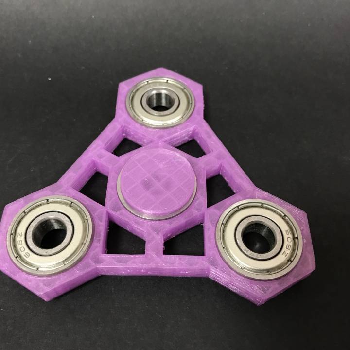 3D Printable fidget spinner by Jayden