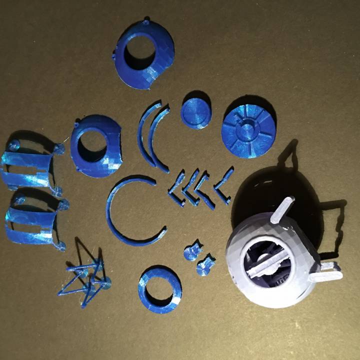 3D Printable Portal core by Rowan Reid