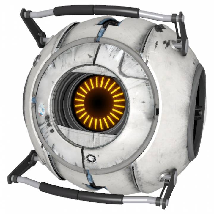 3D Printable Portal core by Rowan Reid