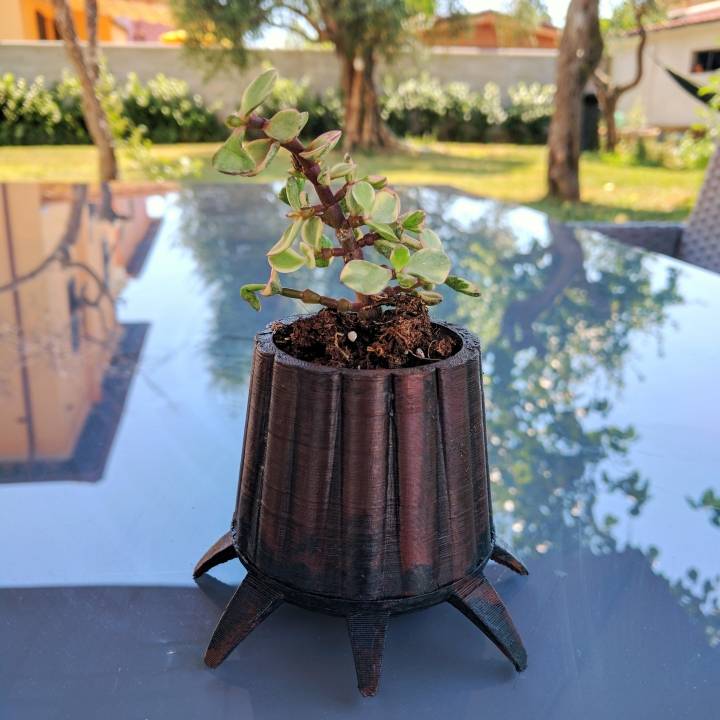 3D Printable Tree Pot by Federico Tonini