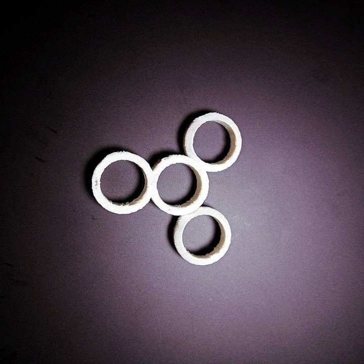 3D Printable awesome fidgit spinner by charlie nole fator